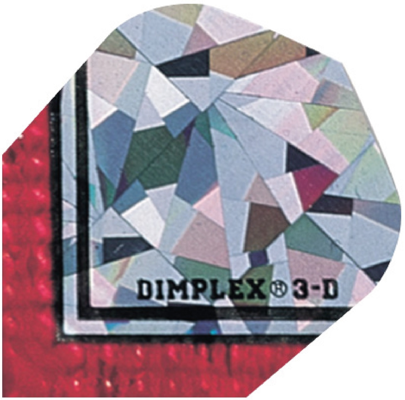 Flight Dimplex Hot Shot Red 3D - darts flights - deDartshop.nl