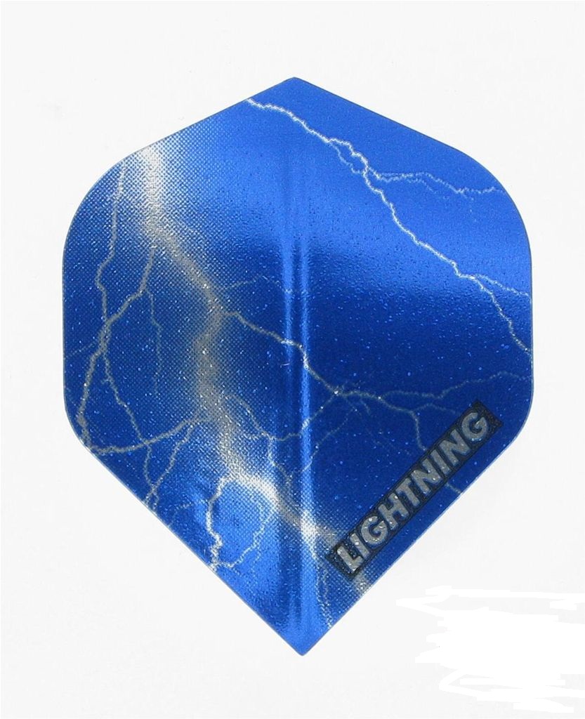 Flight Lightning Metallic Blue - darts flights