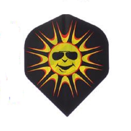 Flight Smiling Sun - darts flights - deDartshop.nl