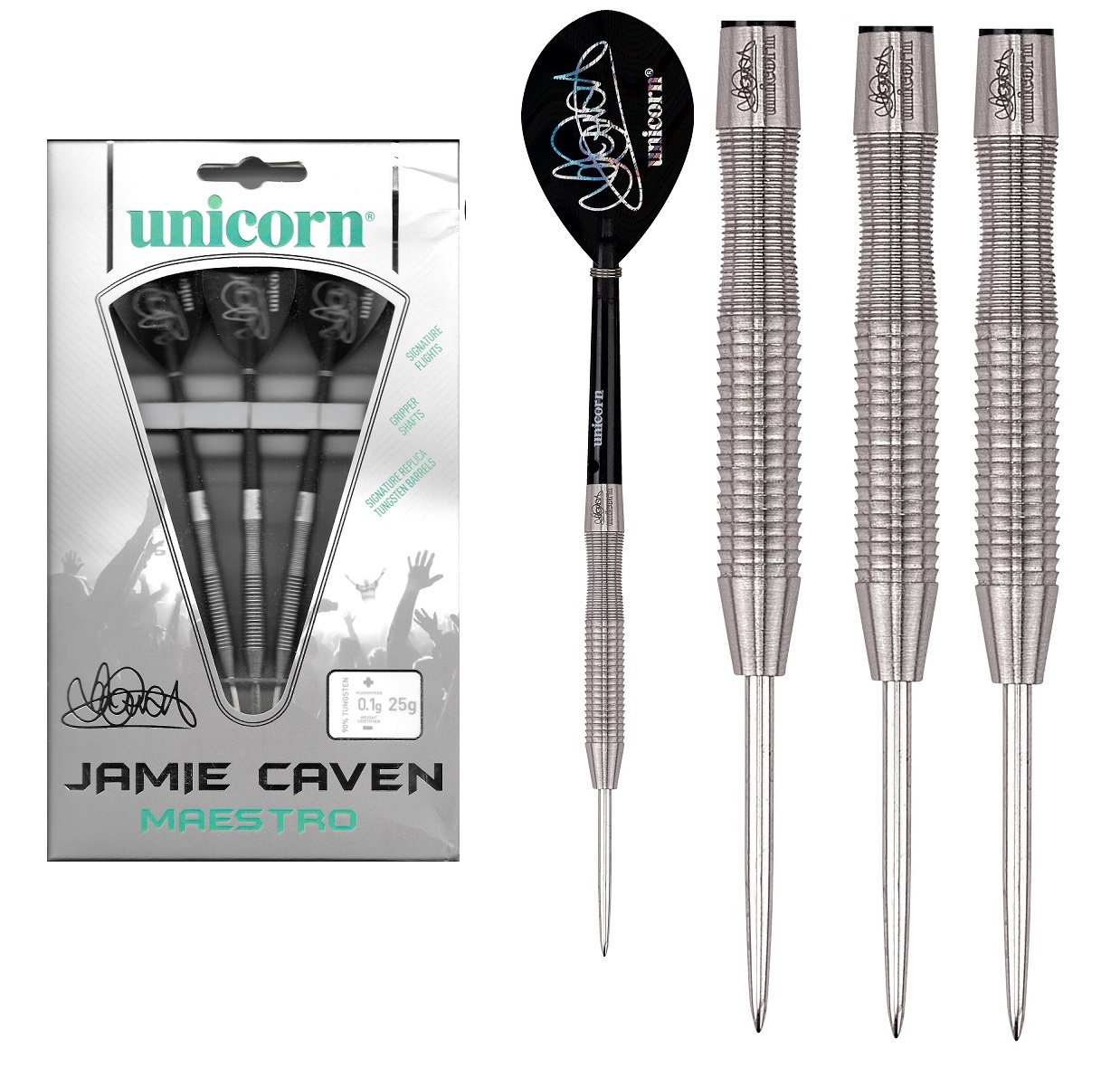 Jamie Caven Maestro 90% tungsten - dartpijlen - deDartshop.nl