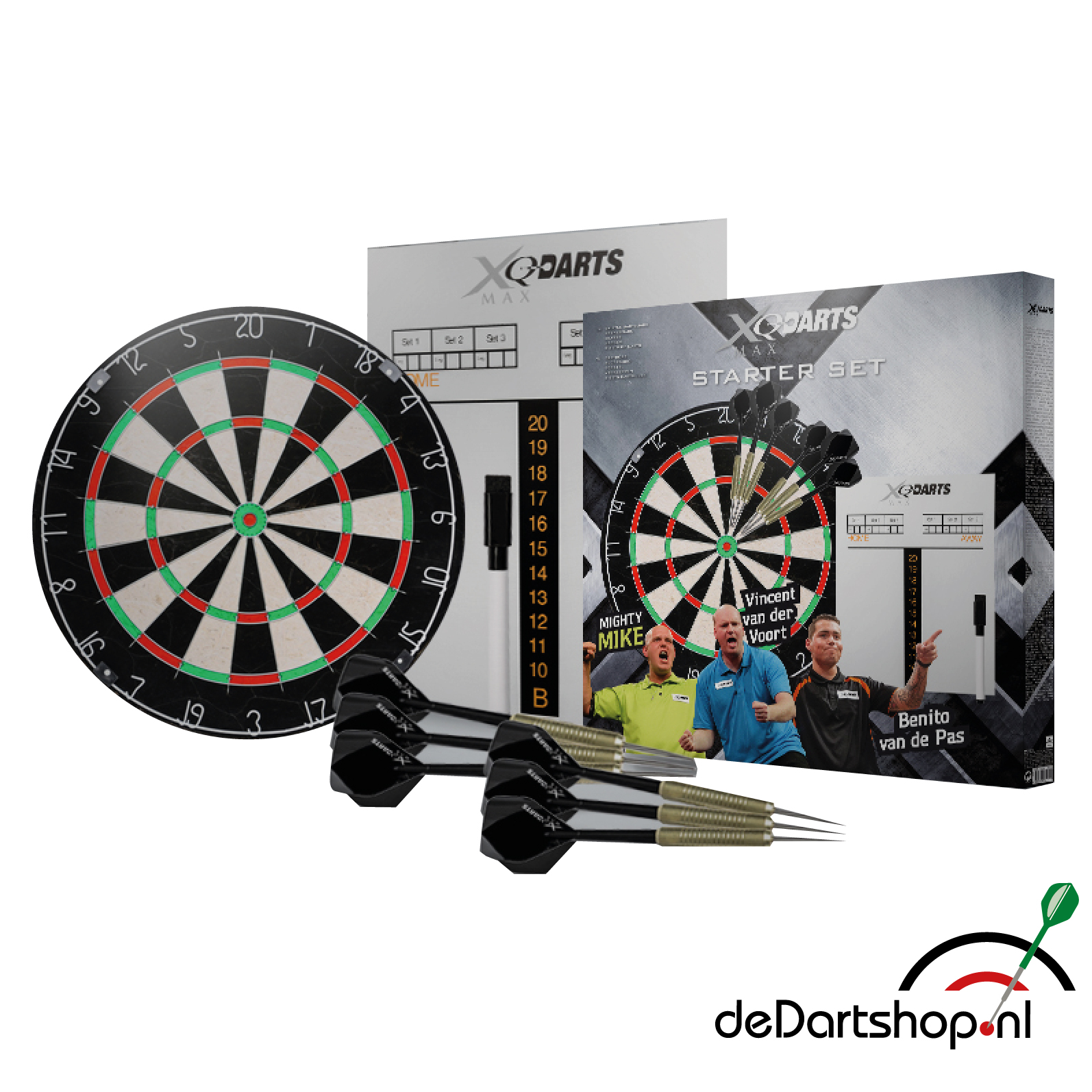Michael van Gerwen XQ-Max Starterset - deDartshop.nl