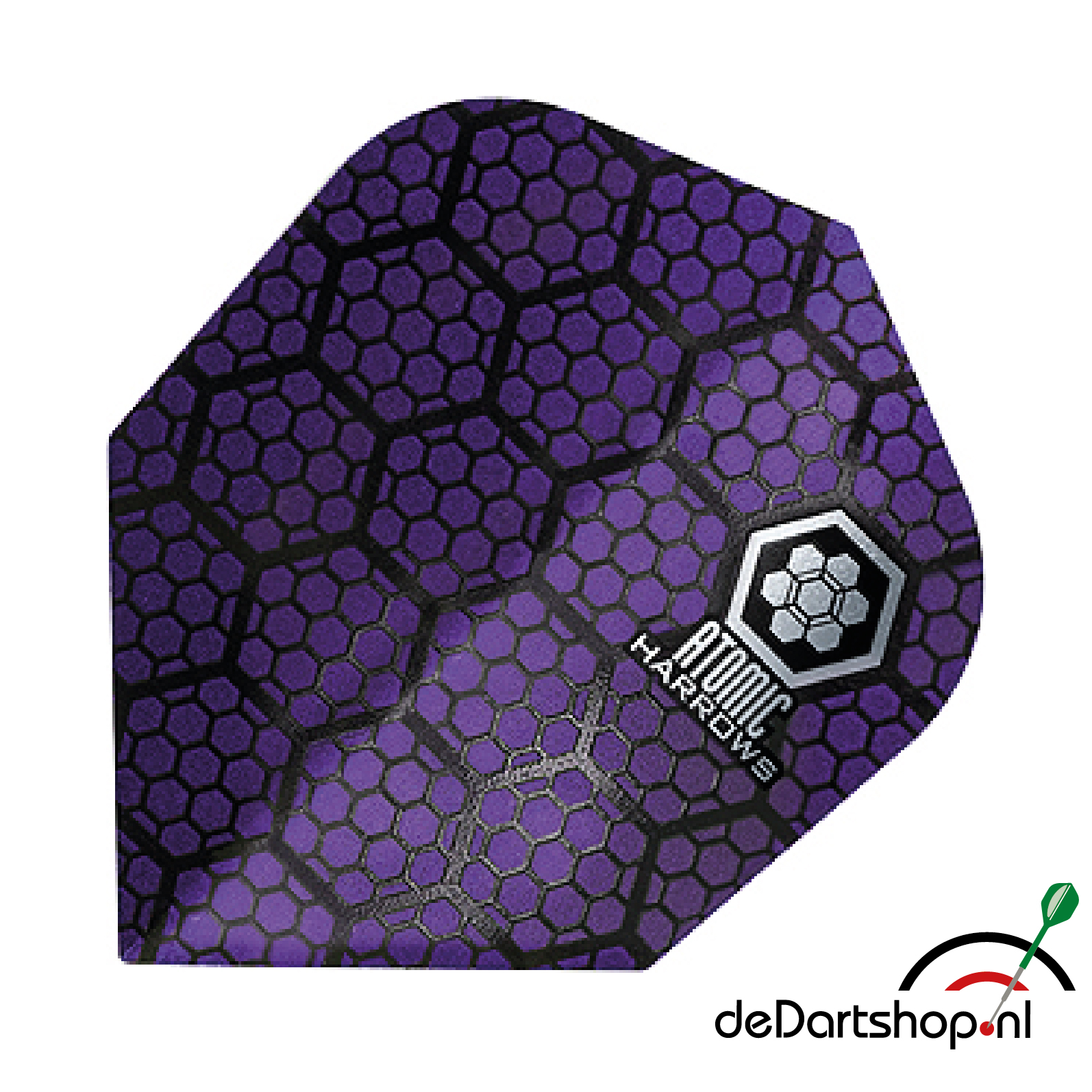 Flight Harrows Atomic Paars - darts flights - deDartshop.nl