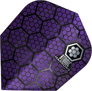 Flight Harrows Atomic Paars - darts flights - deDartshop.nl