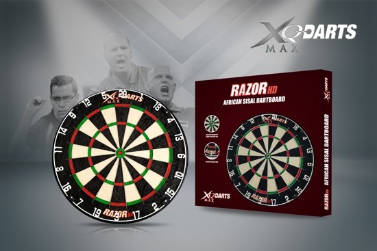 XQ-MAX RazorHD dartbord - deDartshop.nl
