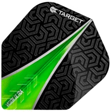 Flight Target Vision Ultra Green No.6 - darts flights